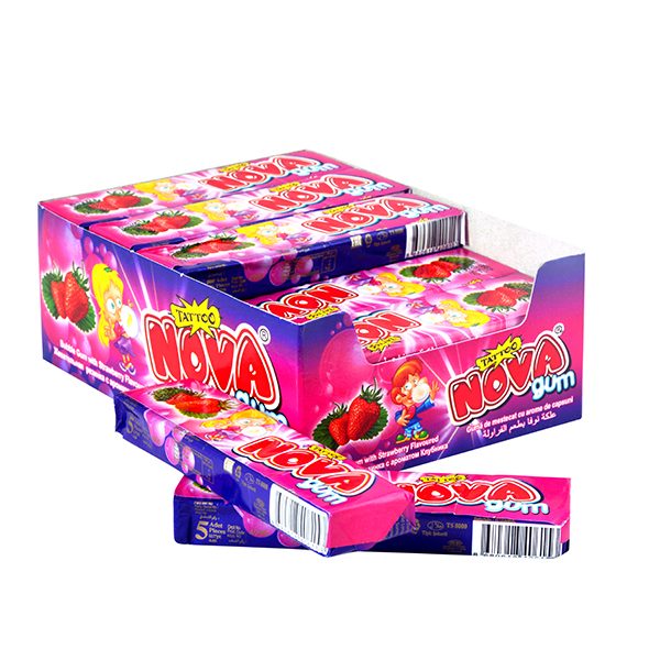 Nova Gum Strawberry – YD DIŞ TİCARET